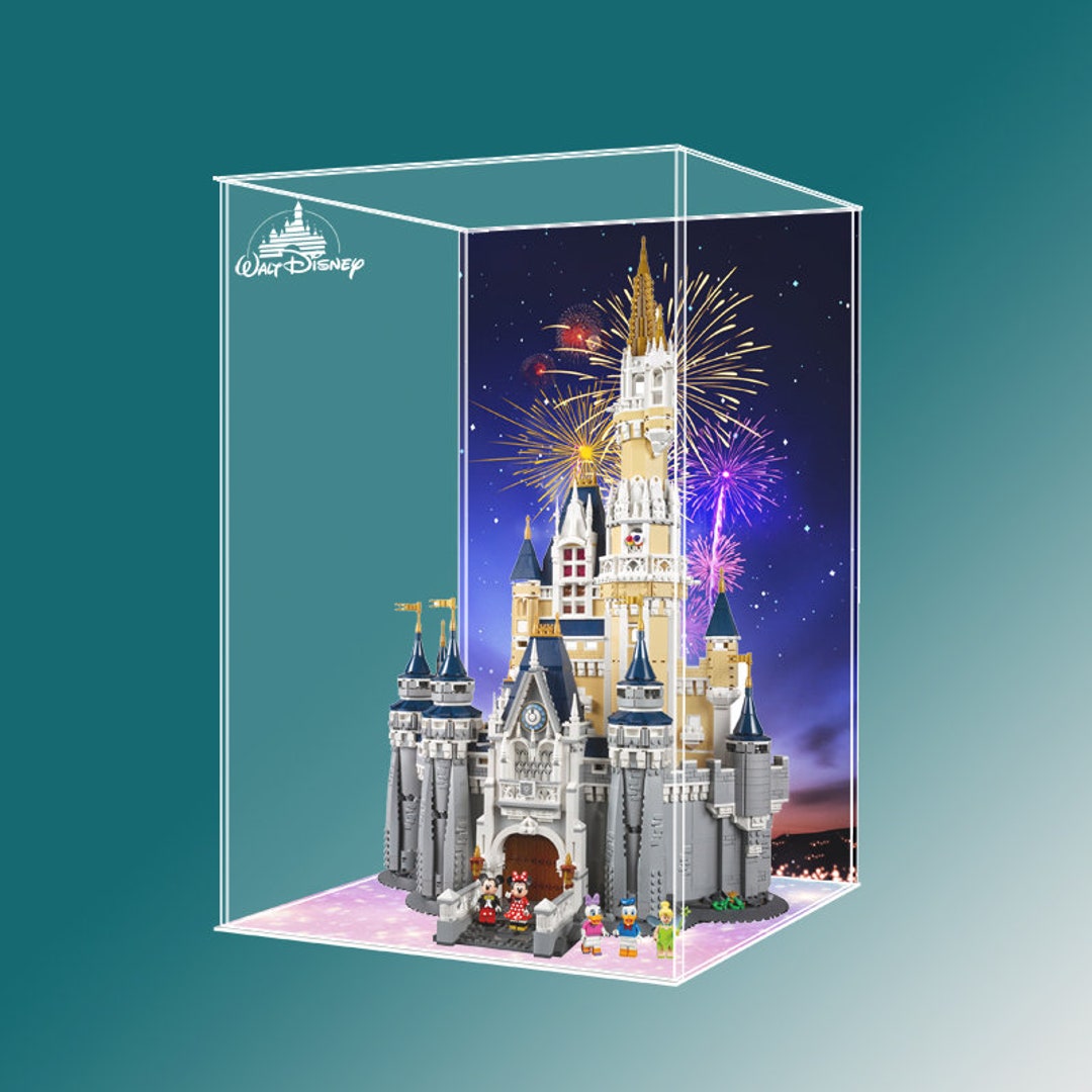 Disney Castle Display Case Acrylic Display Case With Custom UV Printing ...