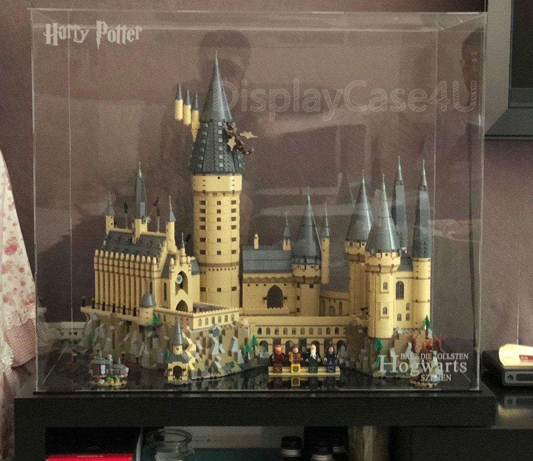Harry Potter Hogwarts Castle Display Case | Acrylic Display Case With Custom Engraving for LEGO ...