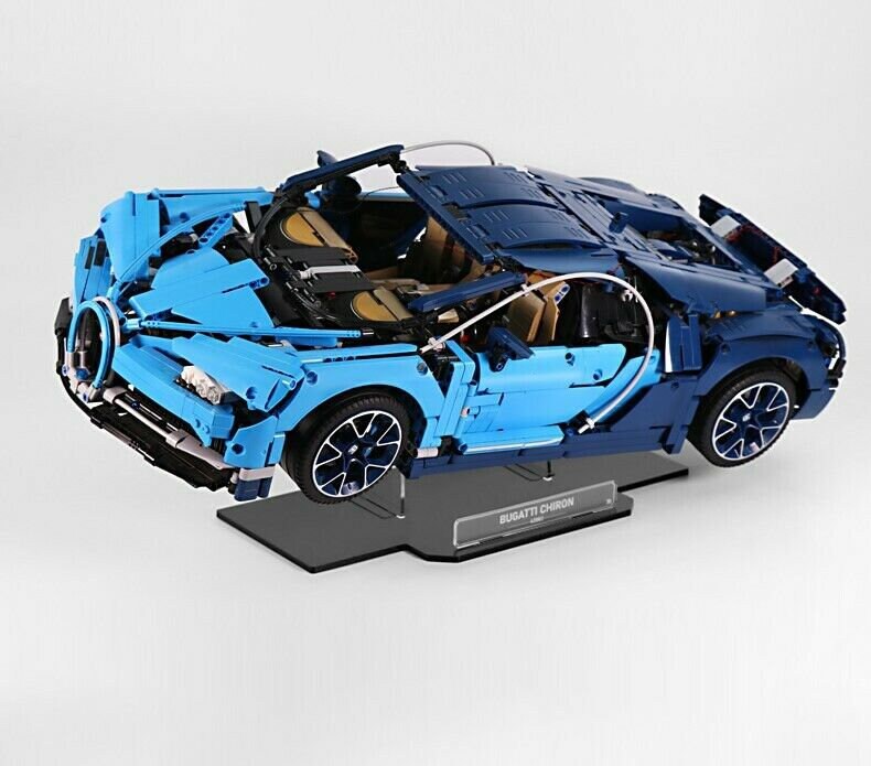 Bugatti Display Stand Acrylic Display Stand With Engraving for LEGO ...