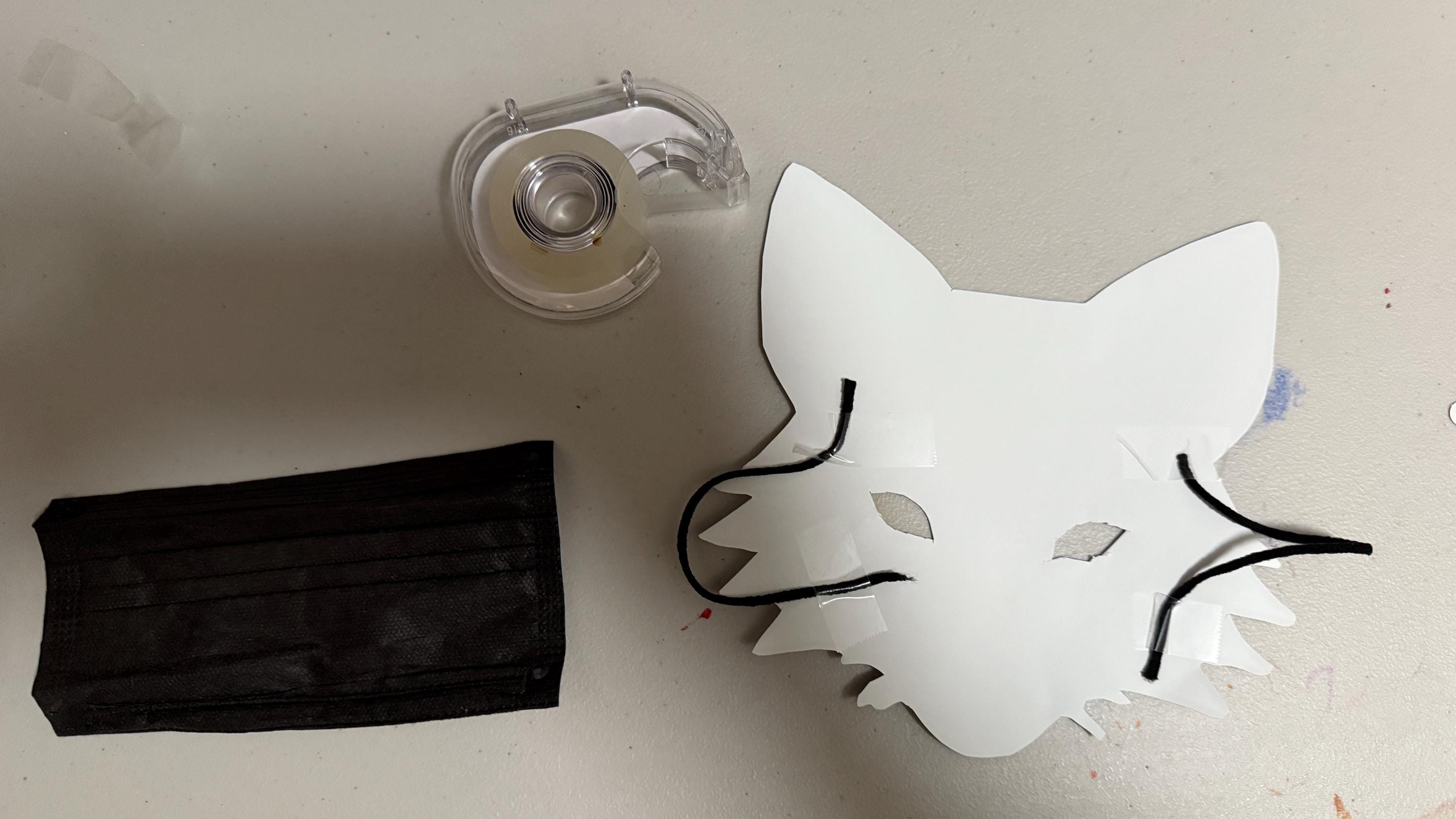 Printable Fox Mask for Kids. DIY Halloween Mask, Woodland Animal Mask ...