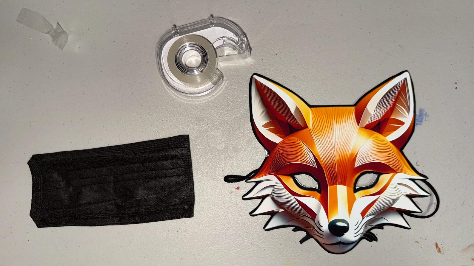 Printable Fox Mask for Kids. DIY Halloween Mask, Woodland Animal Mask ...