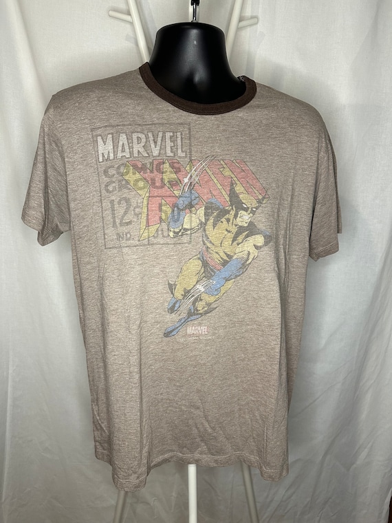 Universal Studios Marvel X-Men Wolverine ringer tshirt - Gem