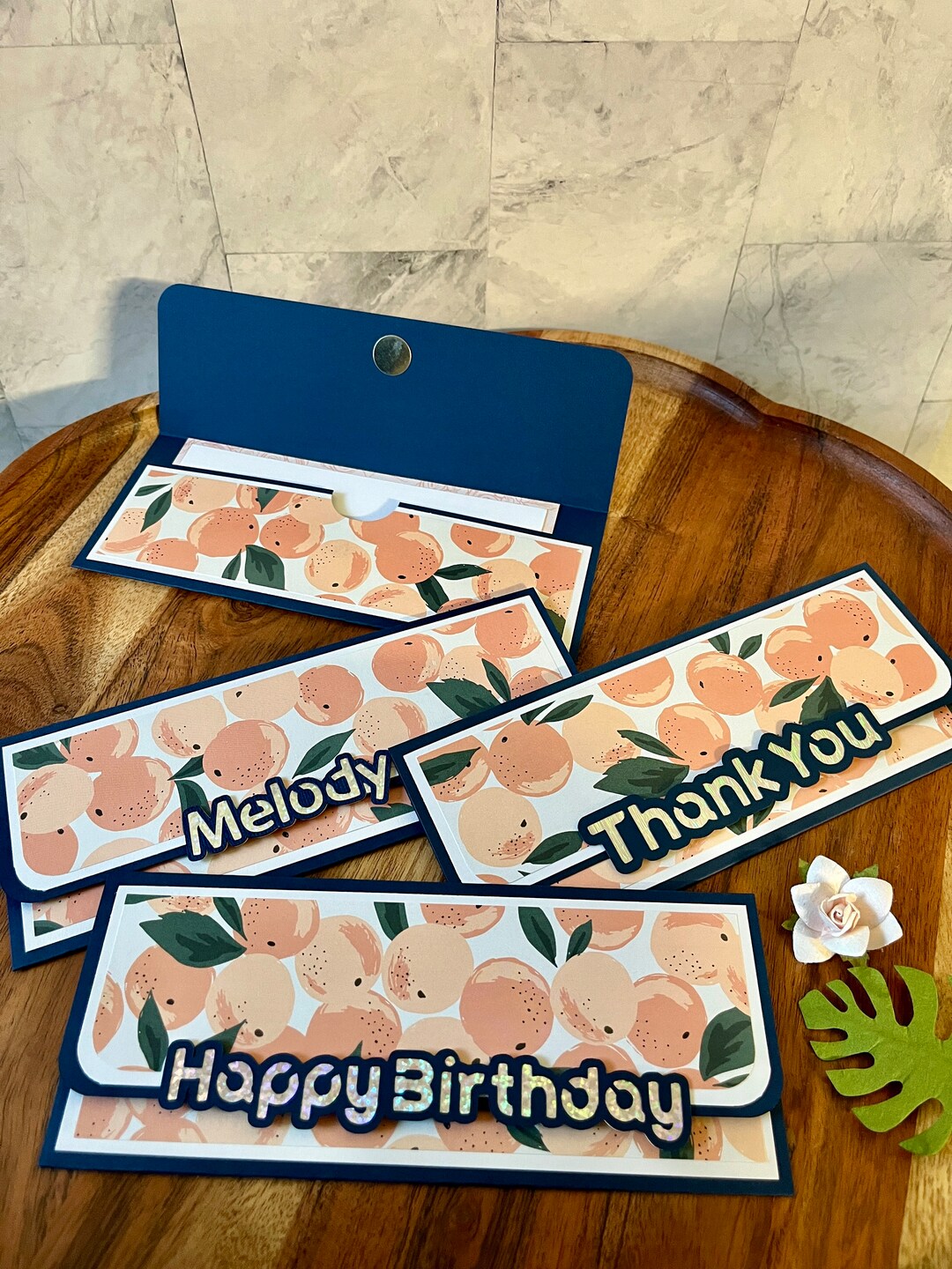 Peaches Money Holder |birthday Envelope | Thank You Envelope ...