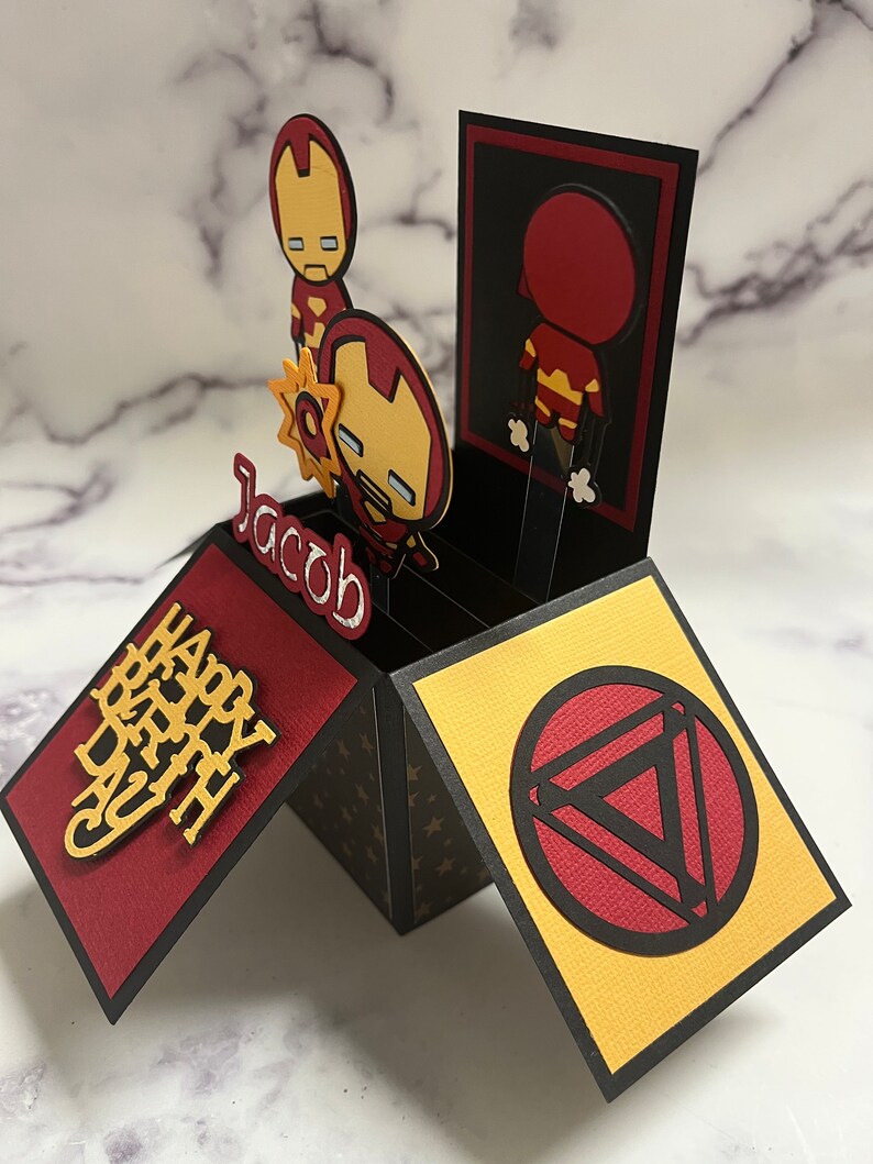 Iron Man Birthday Birthday Card Children's Birthday - Etsy