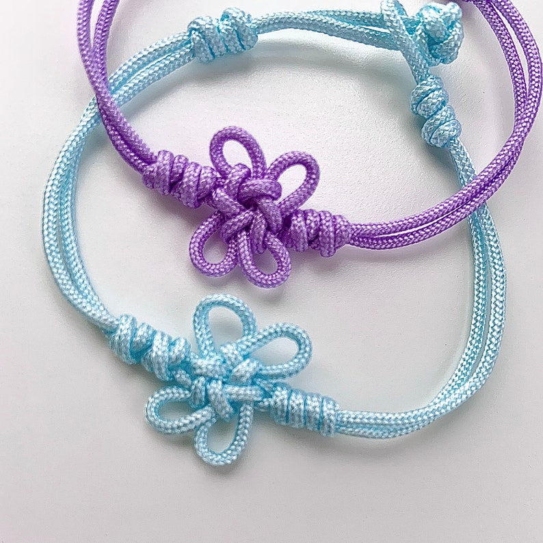 Korean Knot Bracelet • Maehwa Knot • Flower Knot Bracelet - Etsy