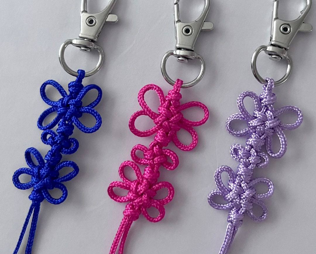 Korean Knot Keychain • Maehwa Saengjjok Maedeup Keychain - Etsy