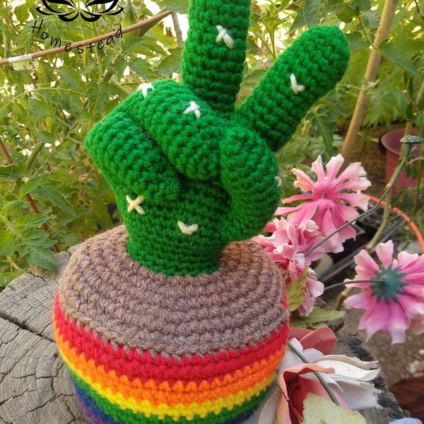 Crochet Peace Sign - Etsy