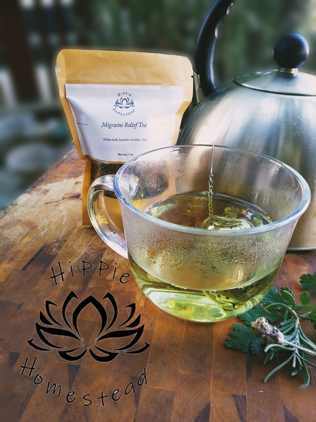 Migraine Tea / Headache Tea / Herbal Tea / Loose Leaf Tea / Organic Tea ...