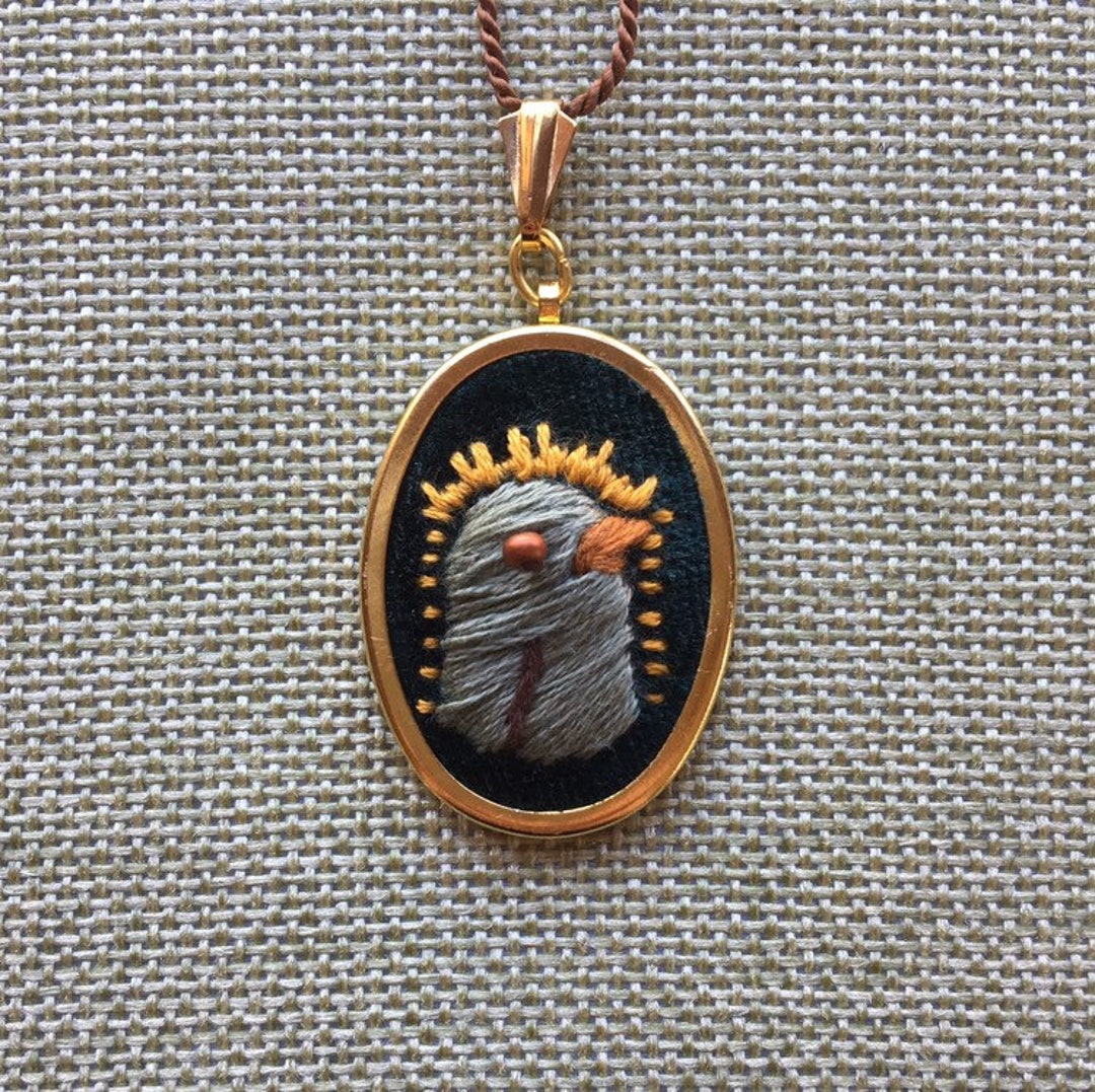 Halo Bird Gold Plated Pendant - Etsy