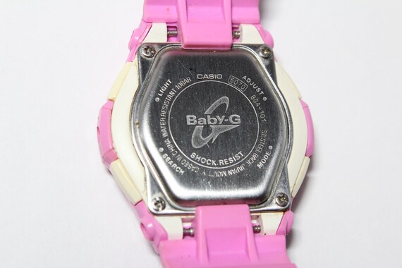 CASIO BGA-101 Pink Analog Digital Baby-G Watch - Gem
