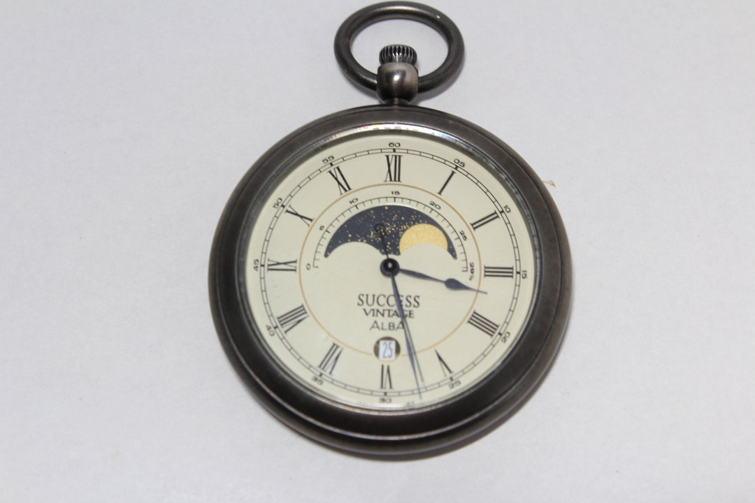 SEIKO SUCCESS Vintage ALBA V338-001D Japan Pocket Watch - Etsy