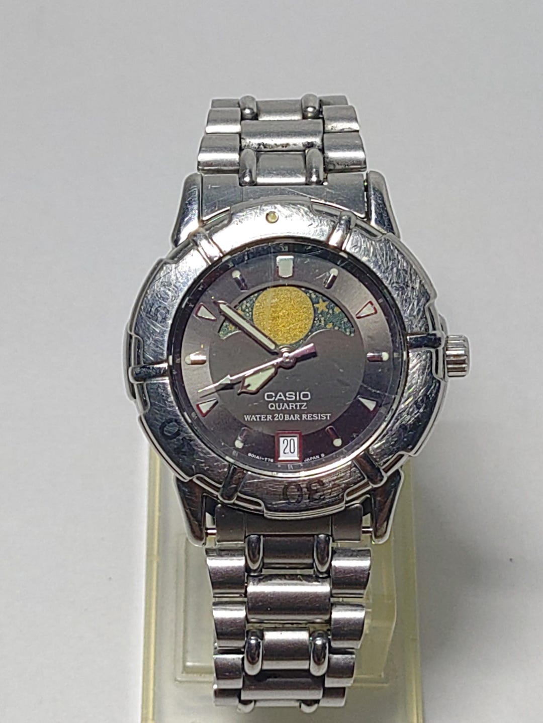 CASIO MD-717 Billfish Moon Analog Vintage Watch - Etsy