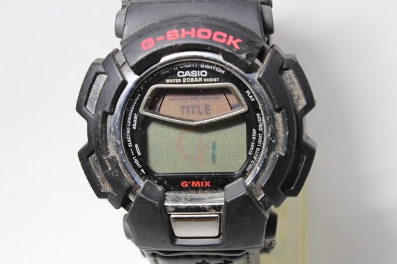 CASIO GM-100 G'MIX Dance Music G-shock Watch - Etsy CASIO GM-100 G'MIX Dance Music G-shock Watch - Etsy