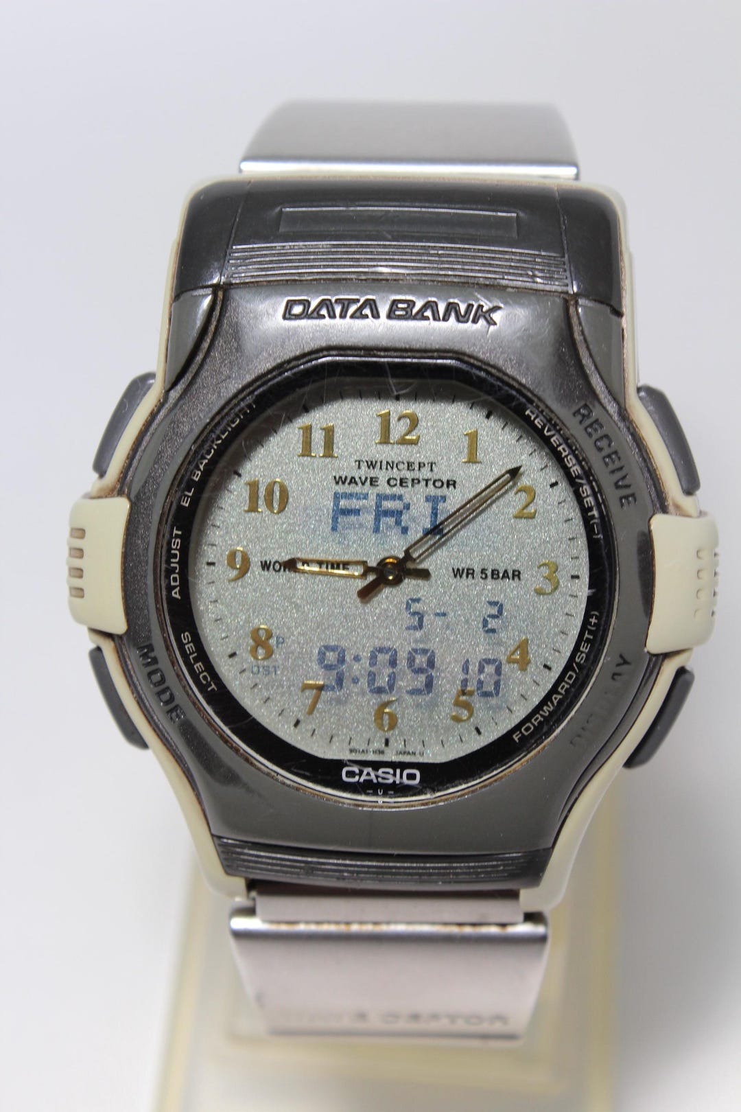 Casio DATA BANK FKT-2000 Digital Analog Watch Metal Band - Etsy