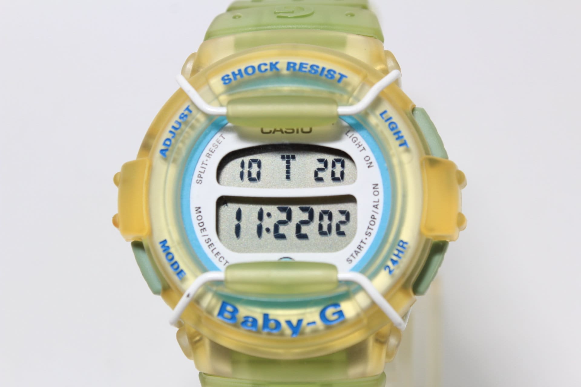 CASIO BG-320 blue clear Baby-G shock resistant Watch Digital | Etsy