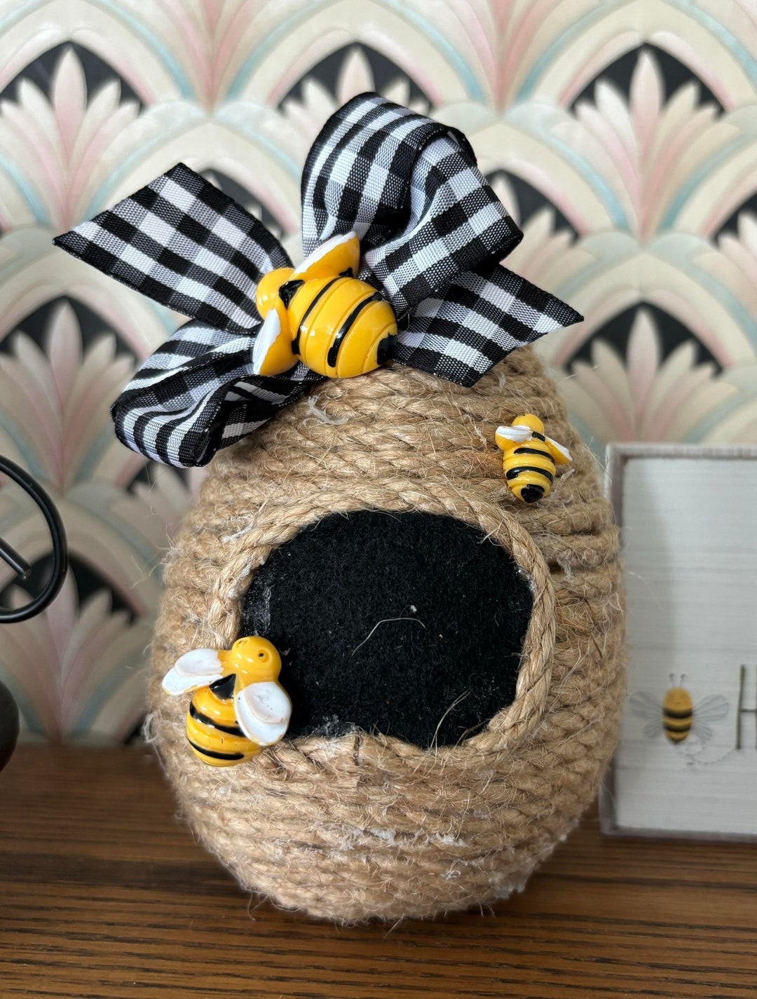 Small Bee Hive Shelf Decor - Etsy