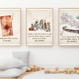 Wizarding World Printables Wall Art Magic School Printable Nursery ...
