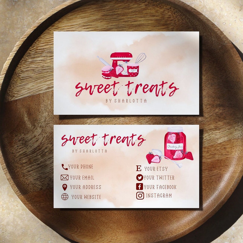 Bakery Business Card - Etsy