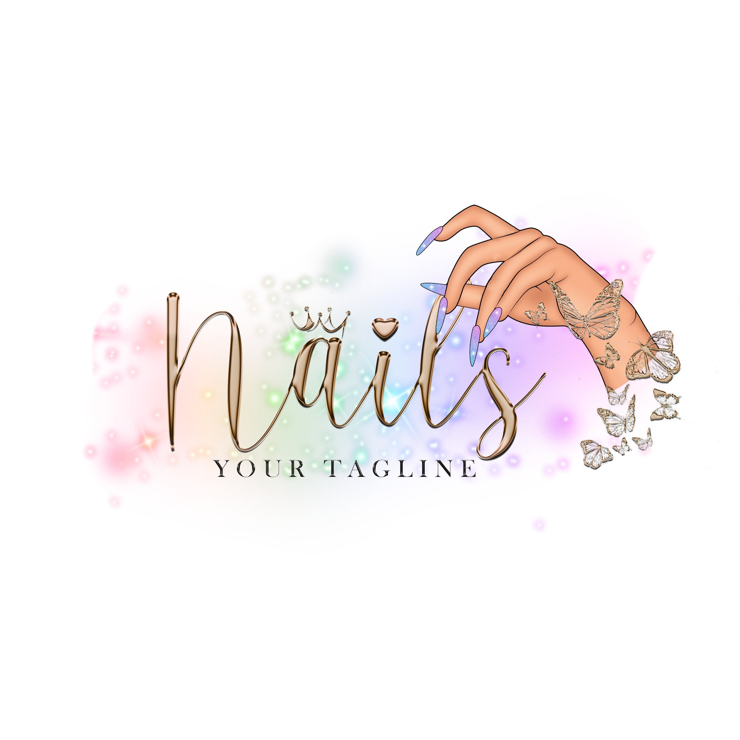 Diseño de logotipo de uñas personalizado Logotipo de NAils - Etsy España