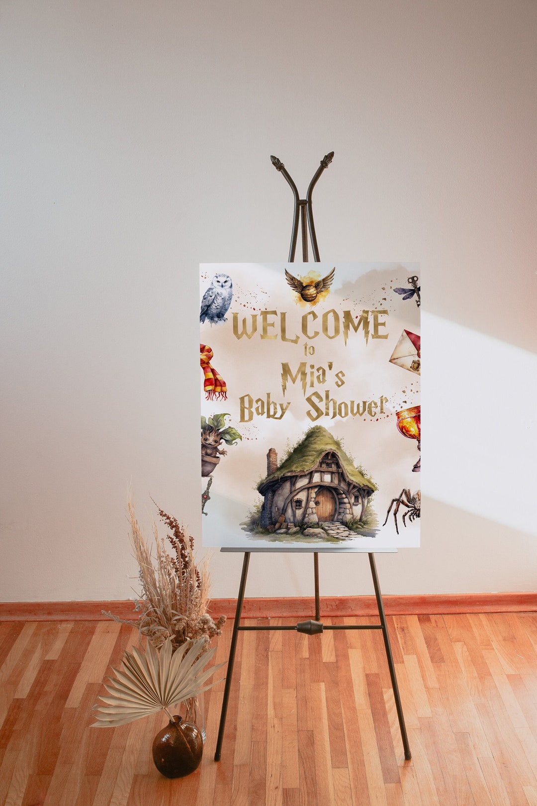 Welcome Wizard Baby Shower Banner; Magic School Baby Shower; Baby ...