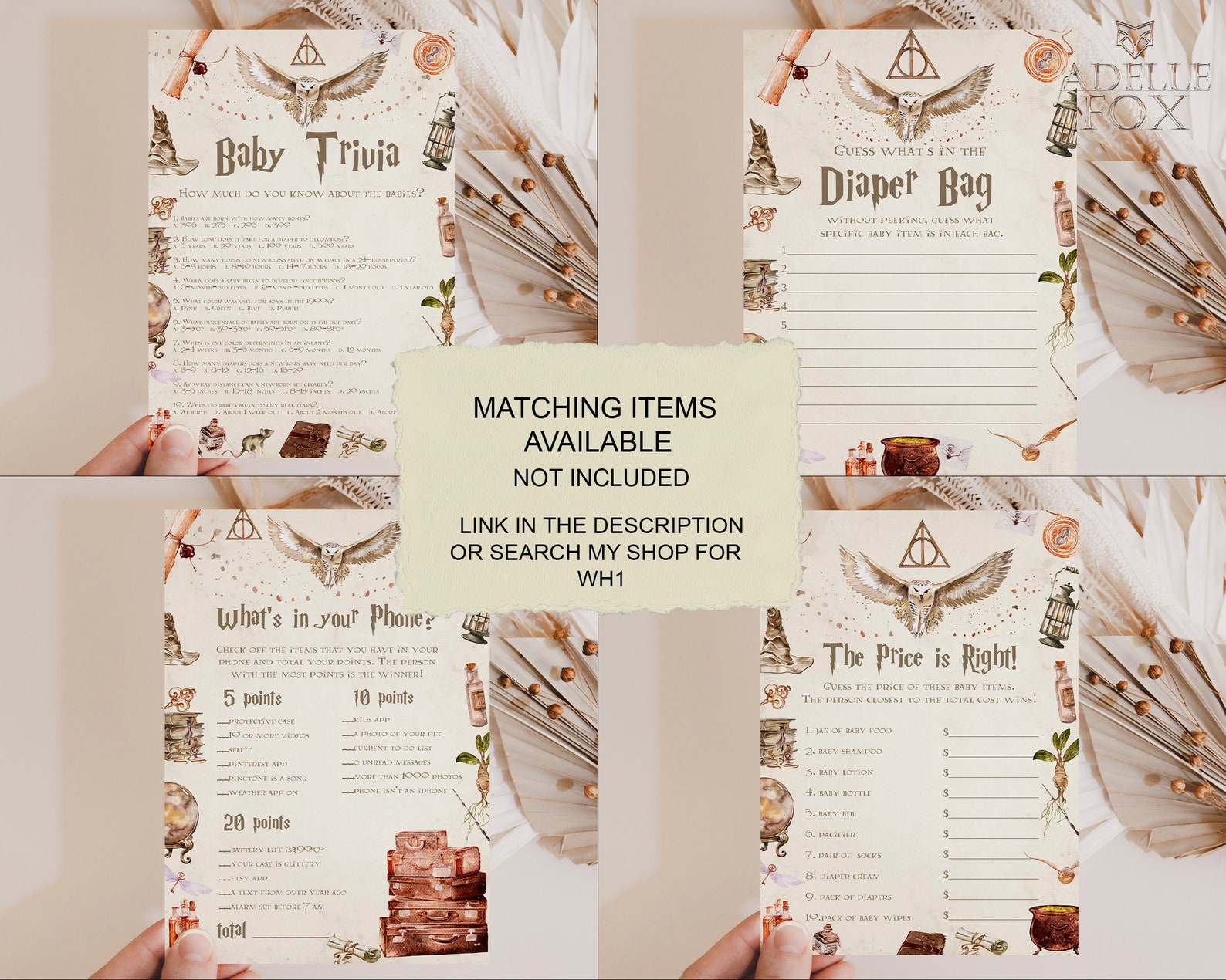 DIY Wizarding World Baby Shower Invitation Magic School Baby Shower ...