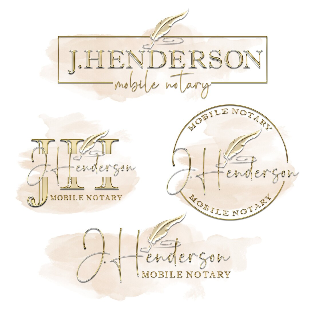 Logotipo de notario personalizado Logotipo del Servicio Notario ...