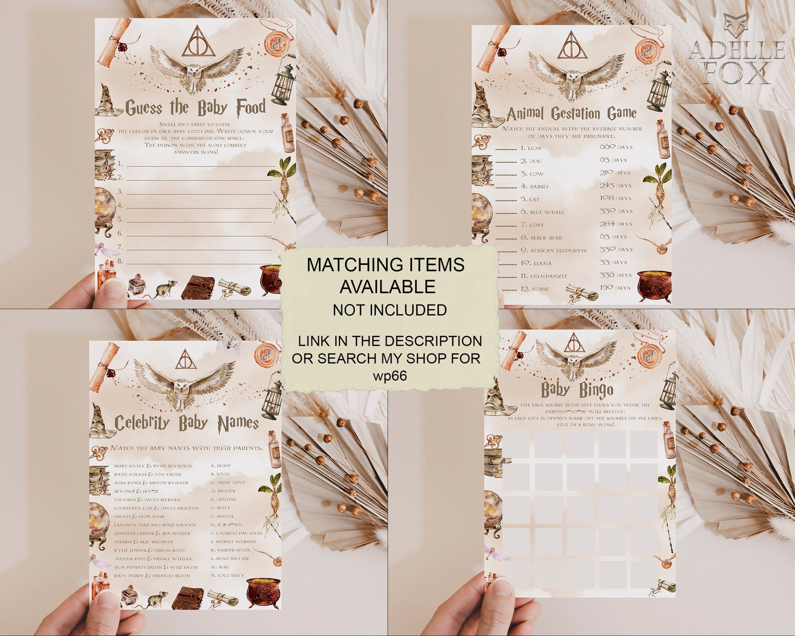 DIY Wizarding World Baby Shower Invitation; Magic School Baby Shower ...
