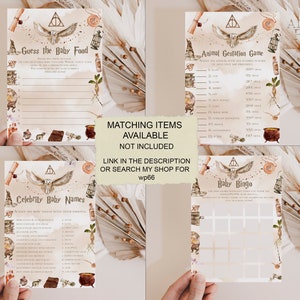 DIY Wizarding World Baby Shower Invitation; Magic School Baby Shower ...