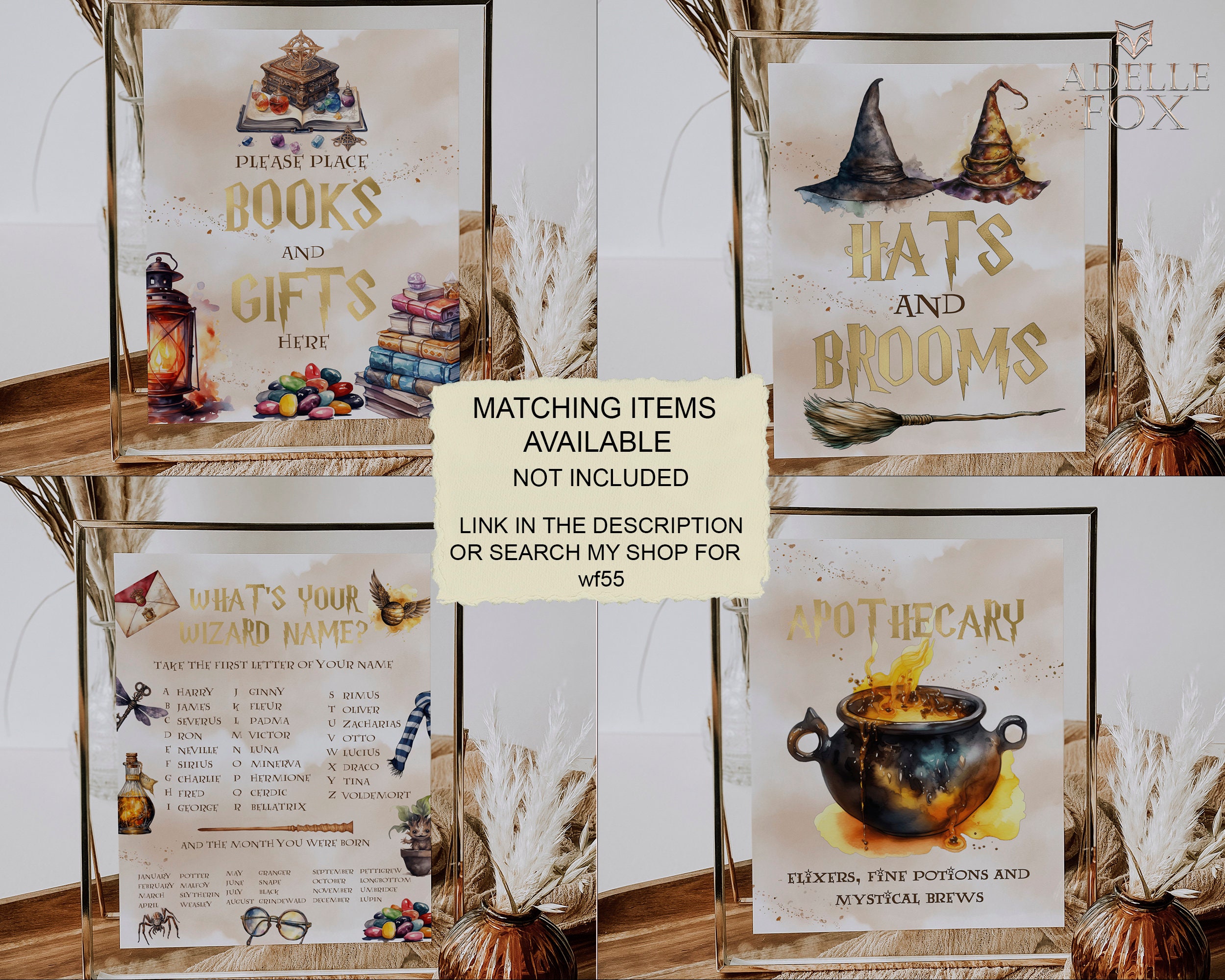 Editable Food Label Wizard Birthday Party; Magic School Birthday ...