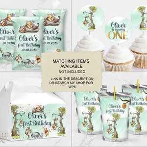 Editable Welcome Banner Hundred Acre Wood First Birthday Party Banner ...