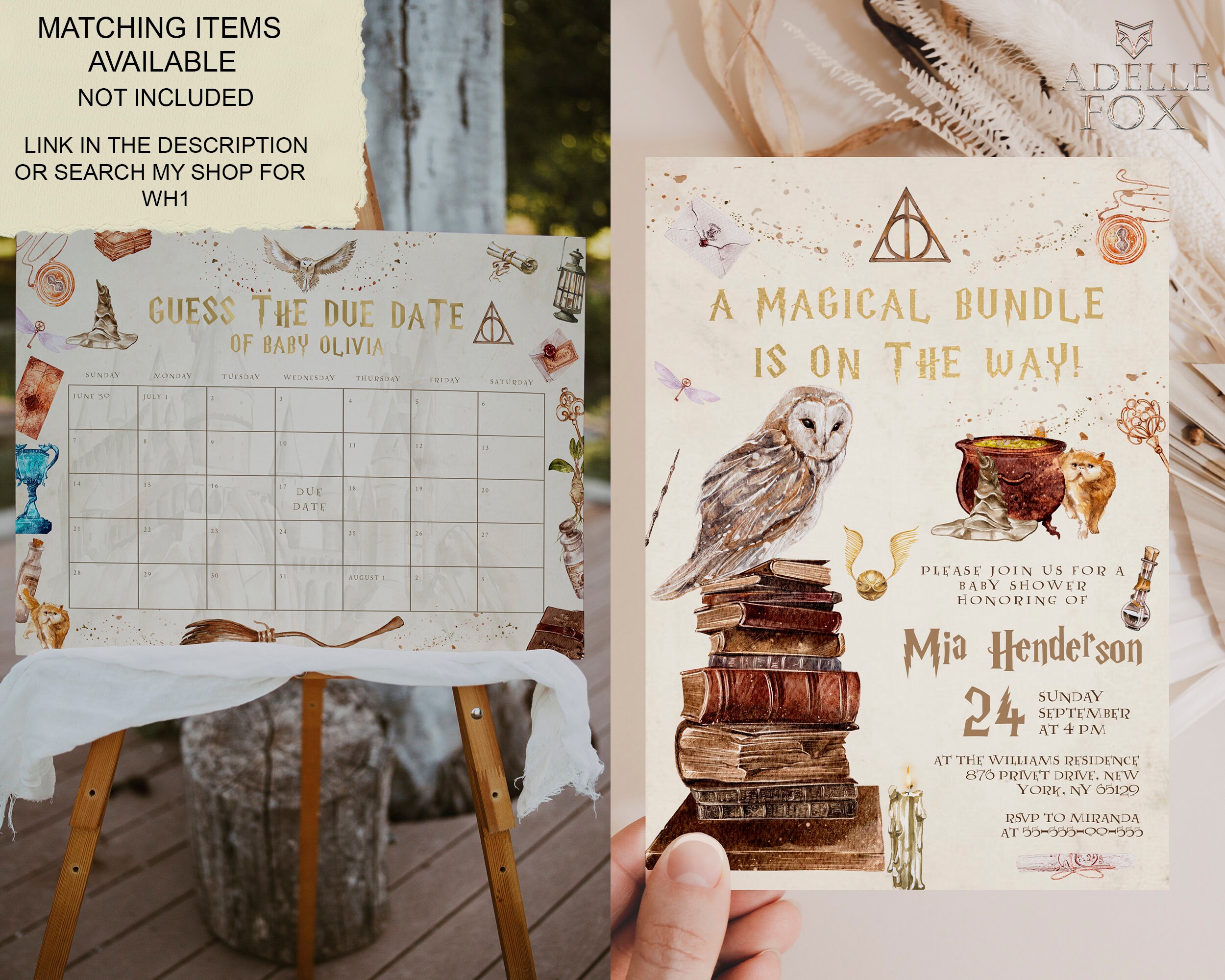 DIY Wizarding World Baby Shower Invitation Magic School Baby - Etsy