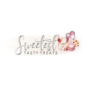 Sweets Treats Logo Premade Sweet Delights Logo Homemade Treats Custom ...