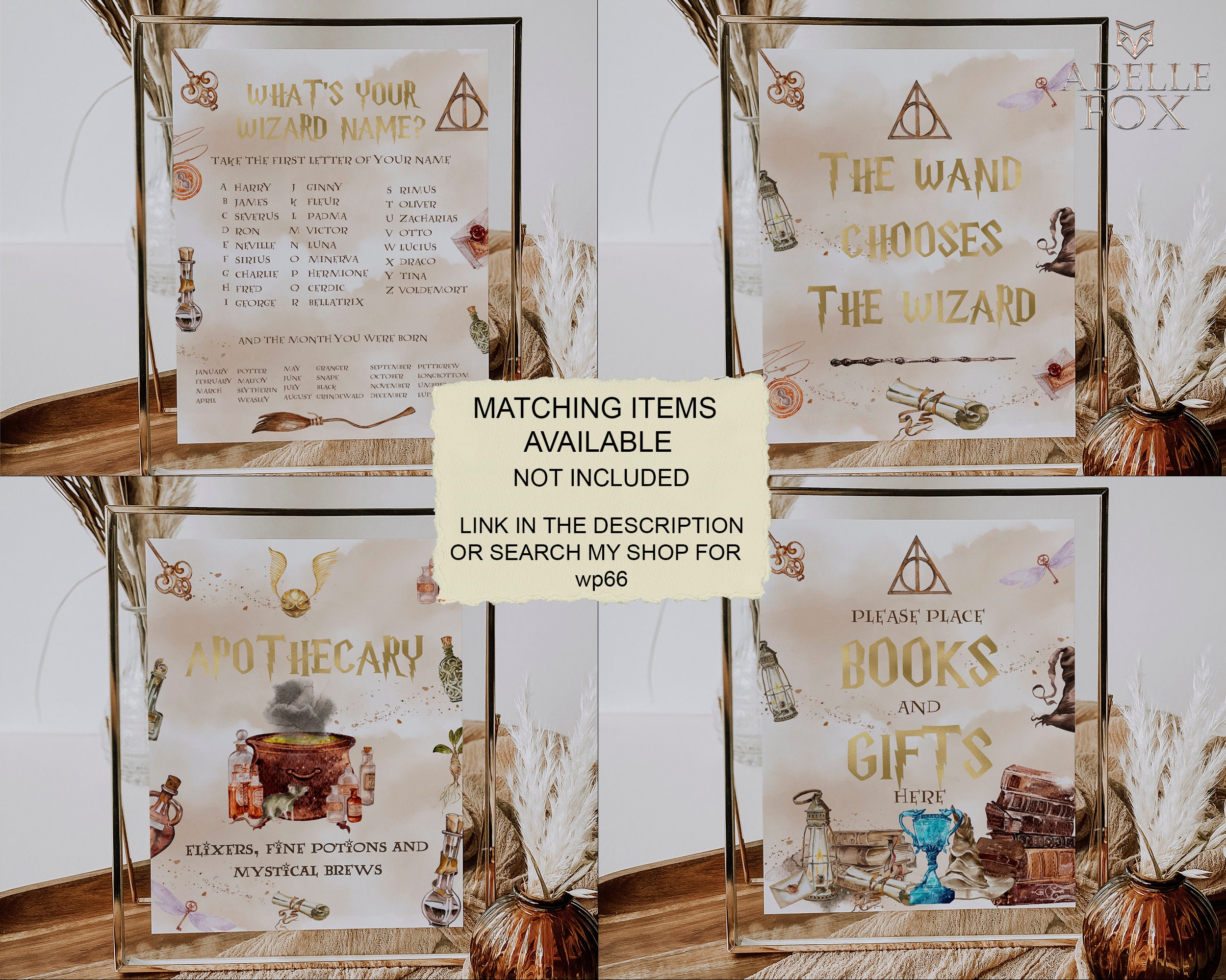 DIY Wizarding World Baby Shower Invitation; Magic School Baby Shower ...