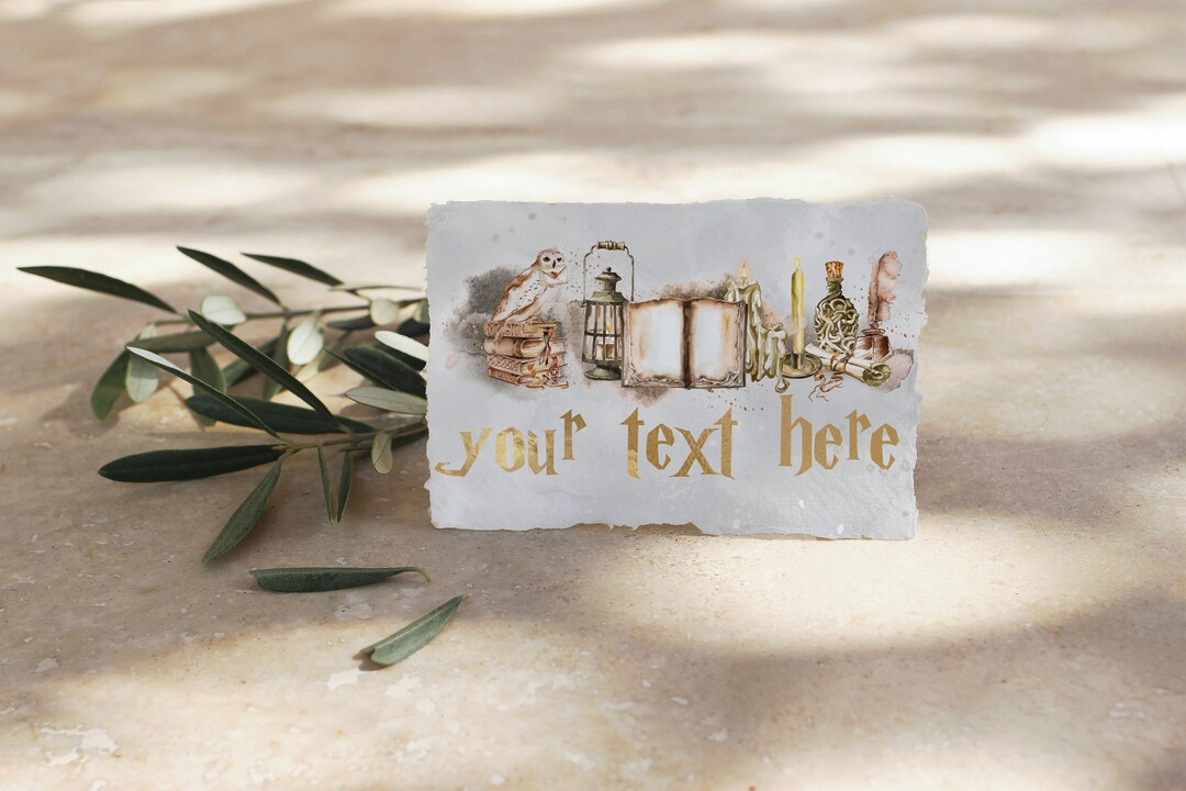 Editable Food Label Wizard Birthday Party; Magic School Birthday ...