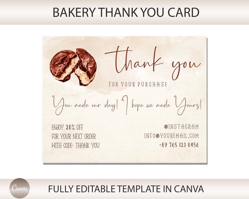 DIY BAKERY BRANDING Kit Bakery Business Kit Template Canva - Etsy