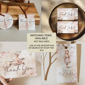 Editable Fairy Birthday Cupcake Topper Template Fairy Birthday Magical ...