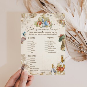 Peter Rabbit Baby Shower Games; Peter Rabbit Inspired; Printable Peter ...