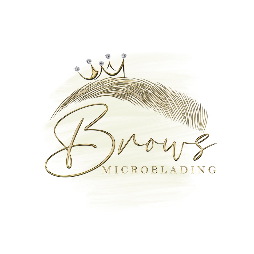 Custom Brows Logo Microblading Logo Design Premade Brow Artist Logo ...