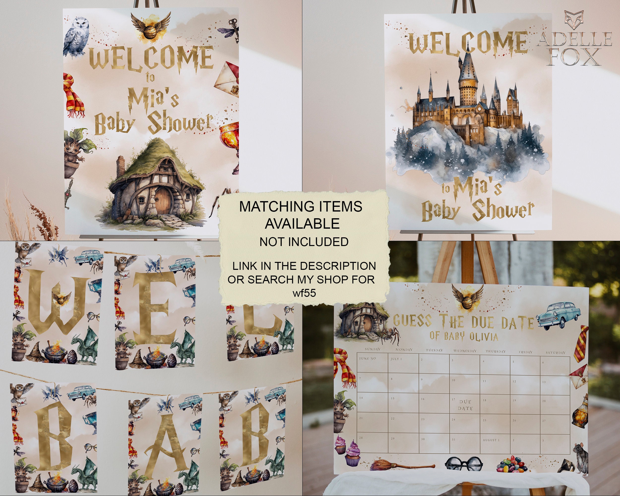 Editable Food Label Wizard Birthday Party; Magic School Birthday ...