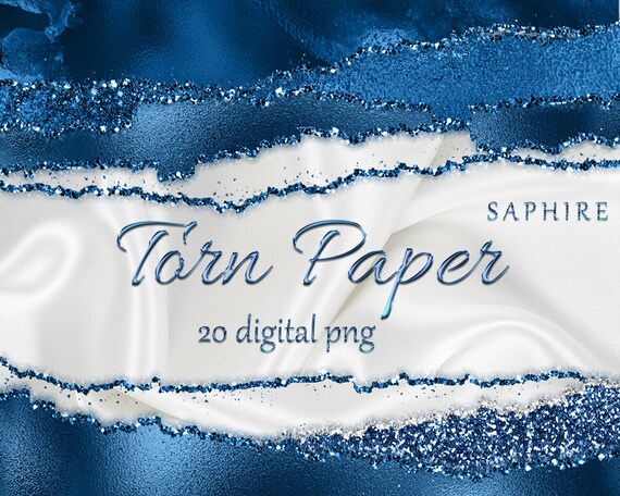 Glam Edges Glam Digital Borders Glitter Torn Paper Glam | Etsy