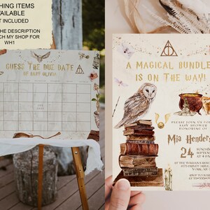 Welcome Wizard Baby Shower Banner; Magic School Baby Shower; Baby ...