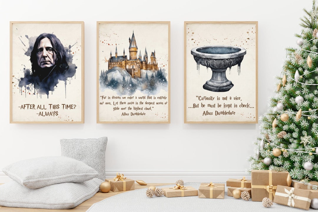 Wizarding World Printables Wall Art; Magic School Printable Nursery ...