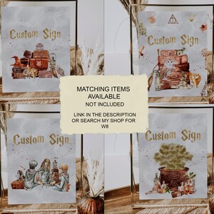 Editable Food Label Wizard Birthday Party; Magic School Birthday ...