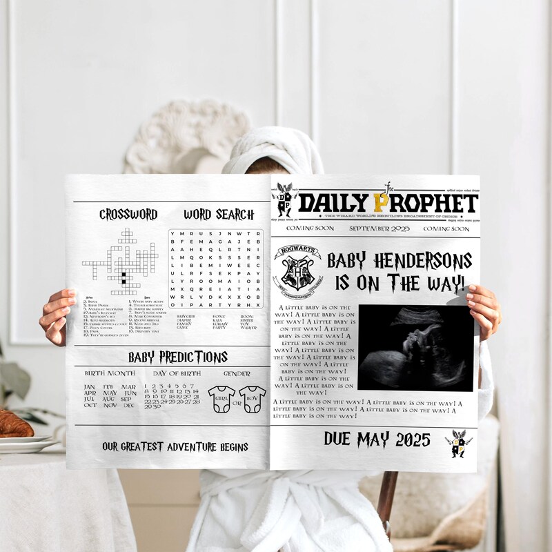 Daily Prophet Template - Etsy