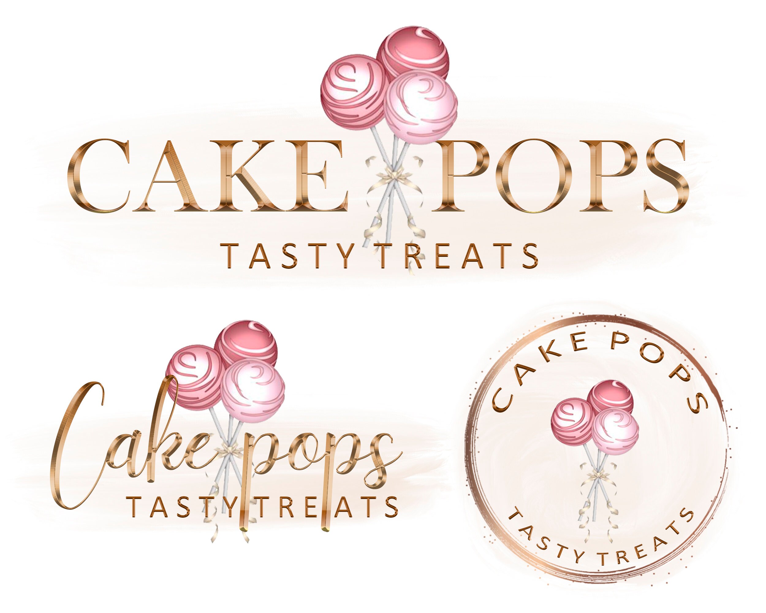 Cake Pop Logo Designs