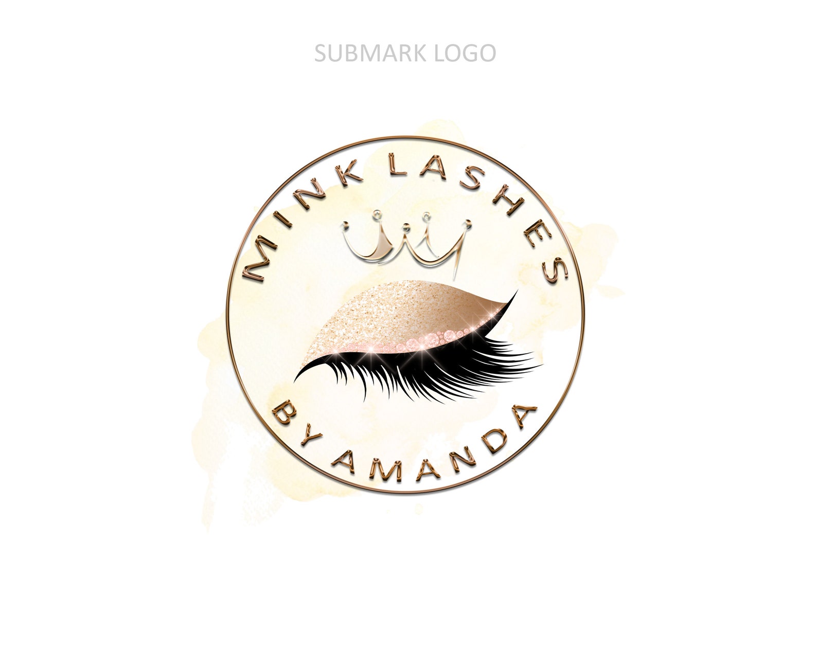 Custom Lash Logo Design Premade Eyelashes Logo Lash Artist - Etsy