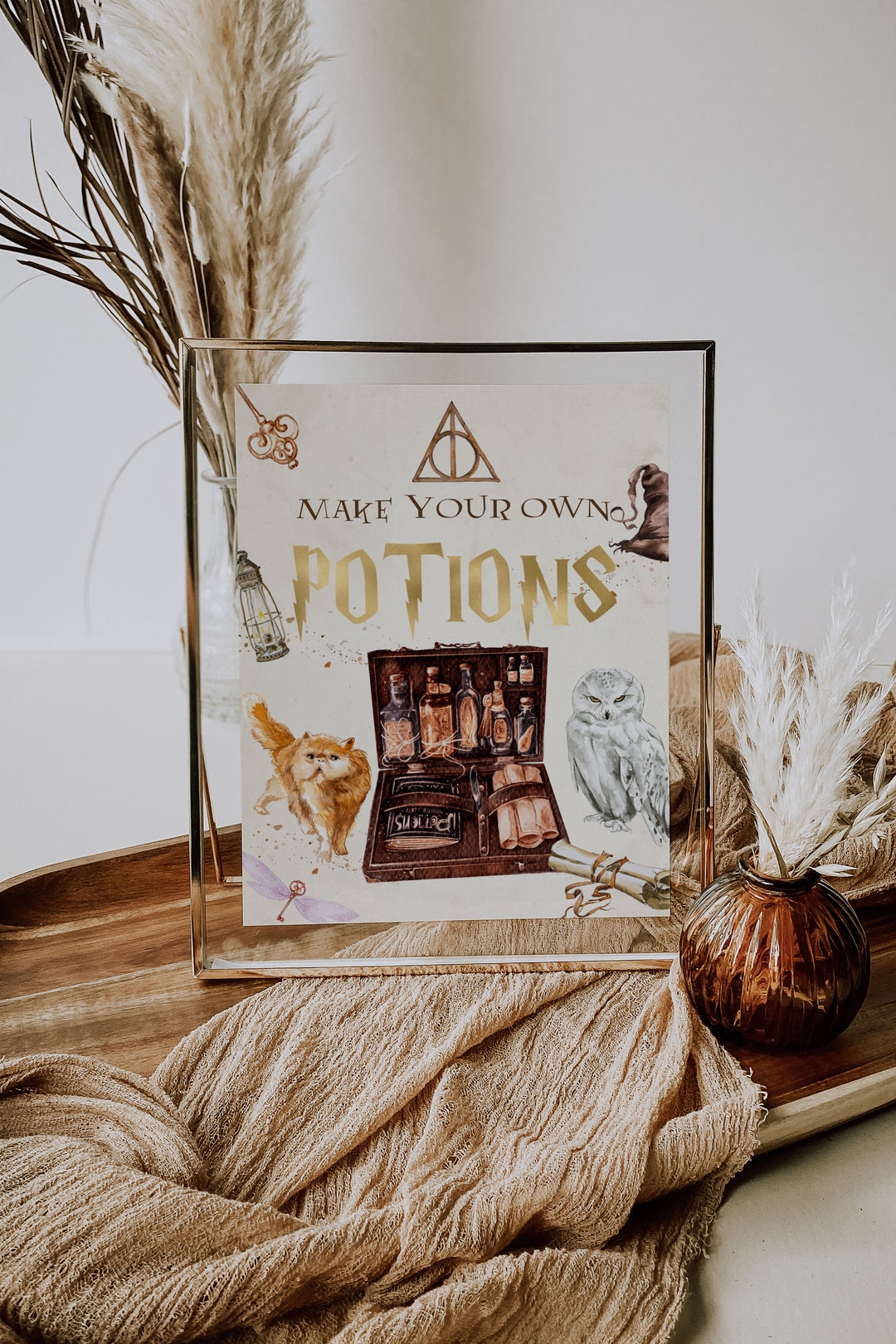 MAKE Your Own POTIONS; Wizard Baby Shower; Magic School Baby Shower ...