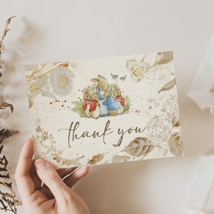 Classic Peter Rabbit Baby Shower Invitation Suite; Neutral Baby Shower ...
