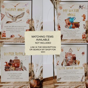 MAKE Your Own POTIONS; Wizard Baby Shower; Magic School Baby Shower ...