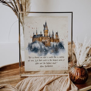 Wizarding World Printables Wall Art; Magic School Printable Nursery ...